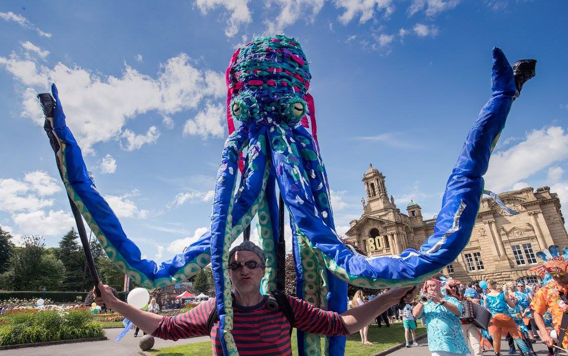 David Hockney 80th Birthday Puppet Parade - Handmade Productions