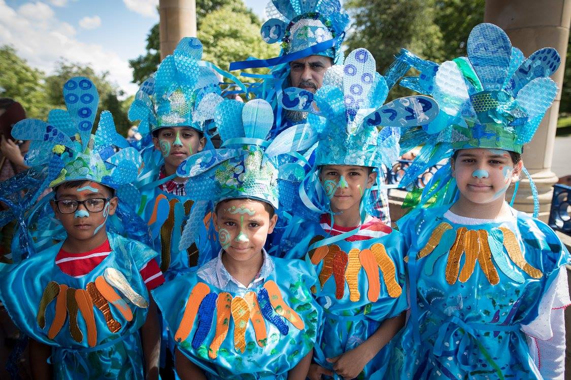 David Hockney 80th Birthday Puppet Parade - Handmade Productions
