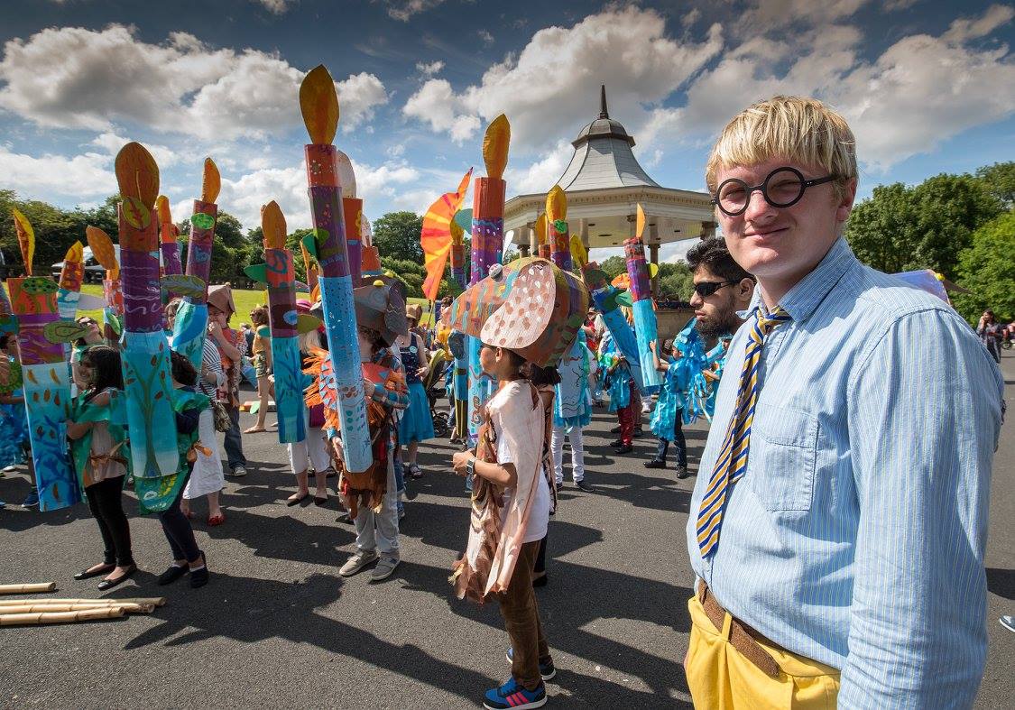 David Hockney 80th Birthday Puppet Parade - Handmade Productions